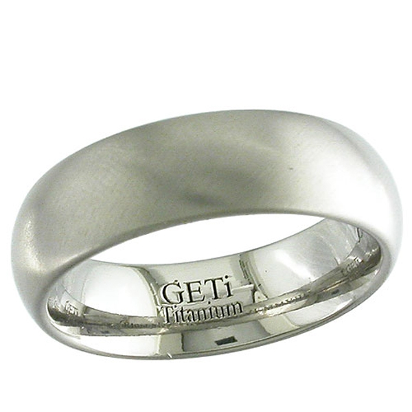 Mens Titanium Wedding Rings - Plain Titanium Wedding Ring