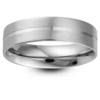 Buy Pattern Central Flat Groove Ring - Pattern Central Flat Groove Court